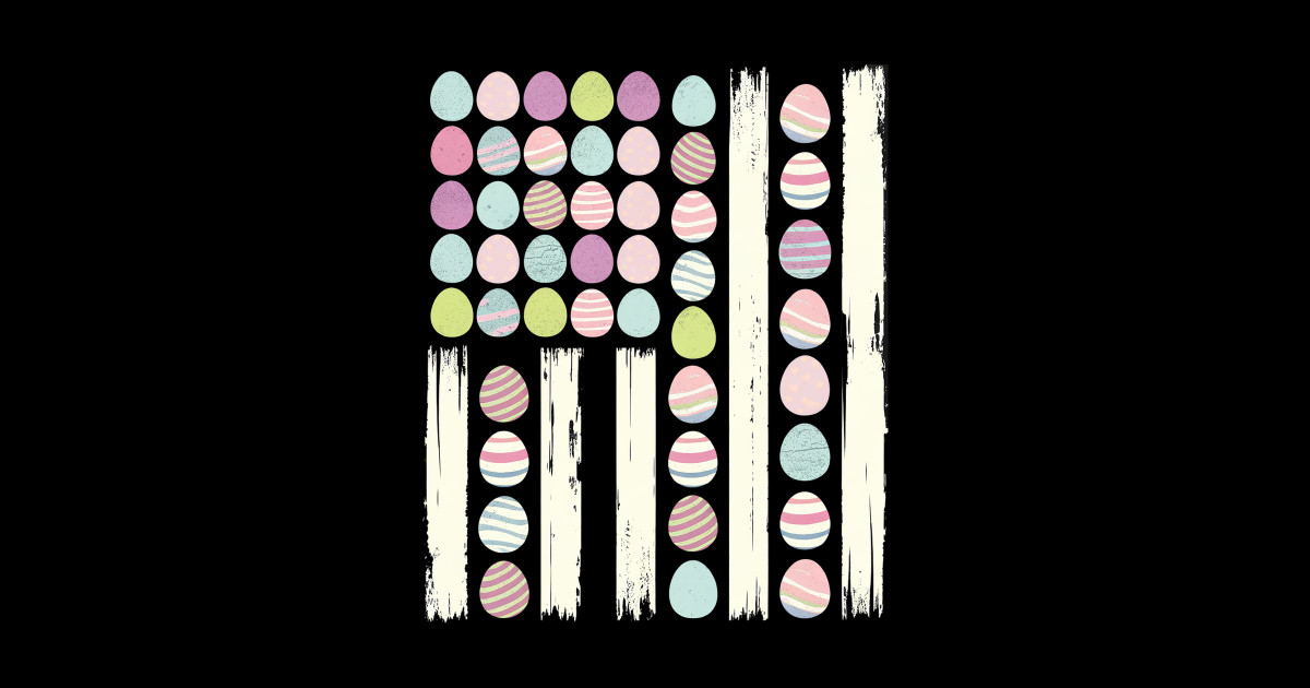 Easter Egg bunny American Flag patriotic men women boys - Easter Egg ...