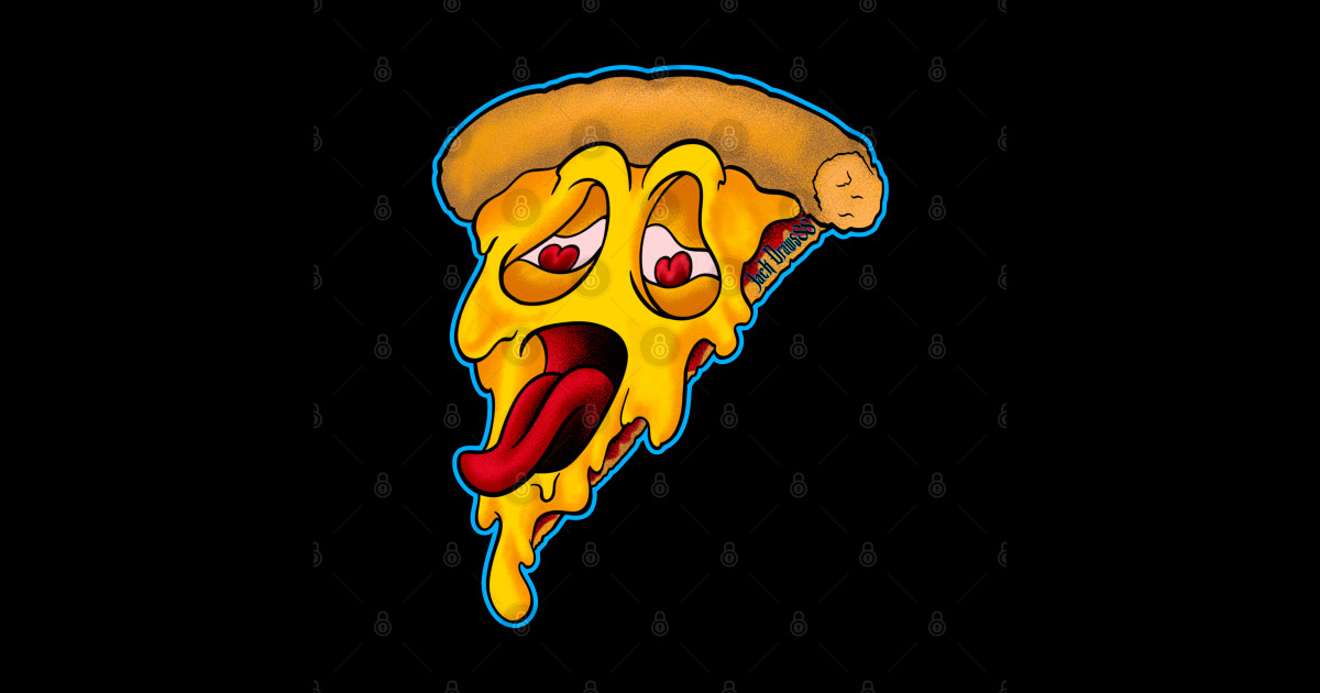 Ghostface pizza - Ghostface - Sticker | TeePublic