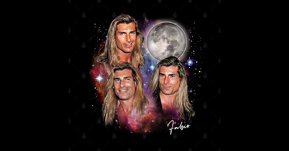 Fabio / Sexy 80s Aesthetic Design - Fabio - Posters and Art Prints ...