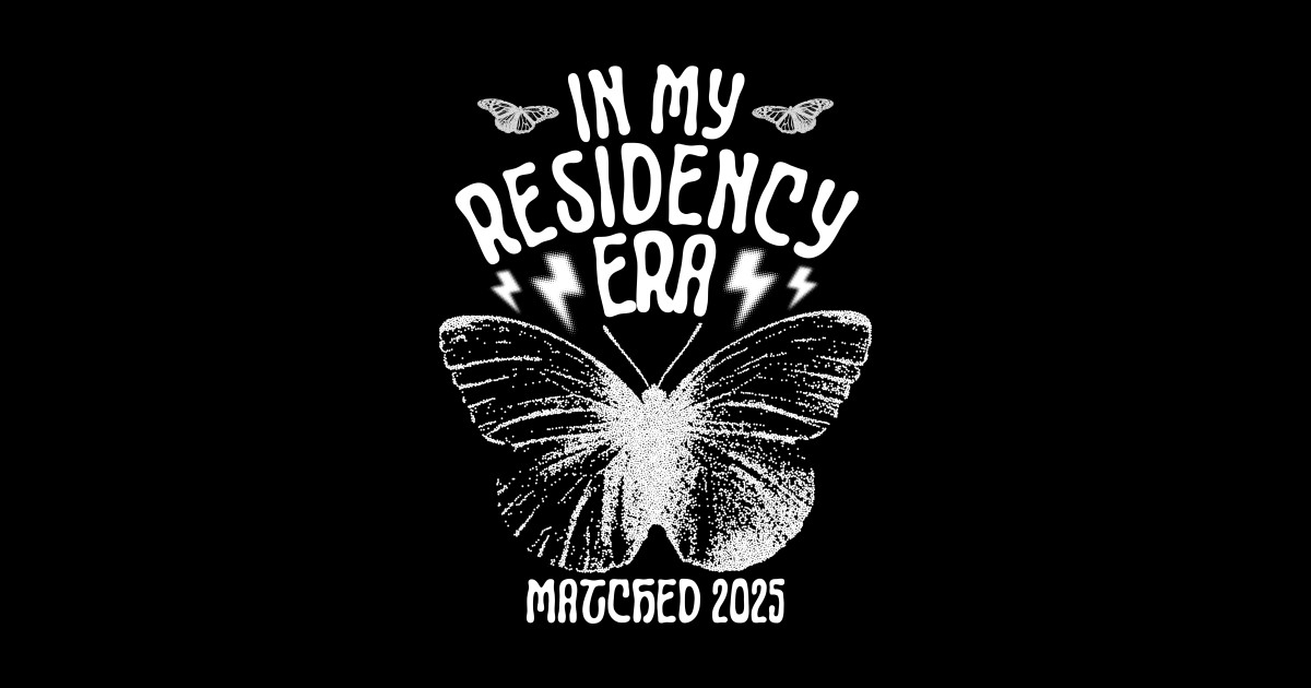 In My Residency Era - In My Residency Era - Sticker | TeePublic
