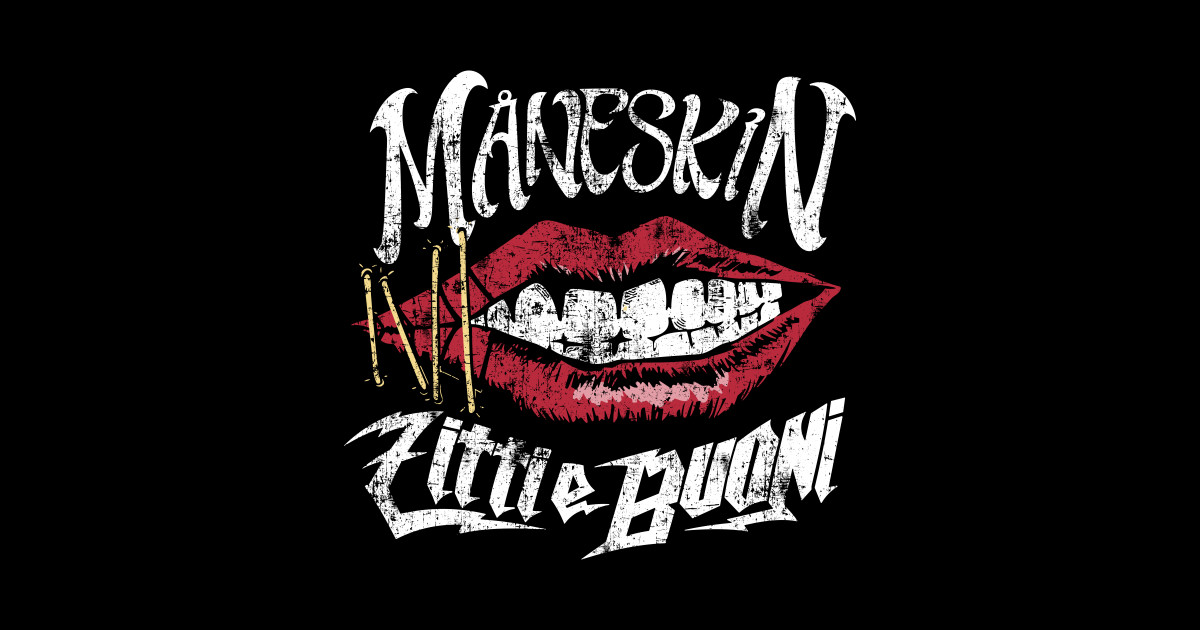 Maneskin Italian Rock Band - Maneskin - Sticker | TeePublic