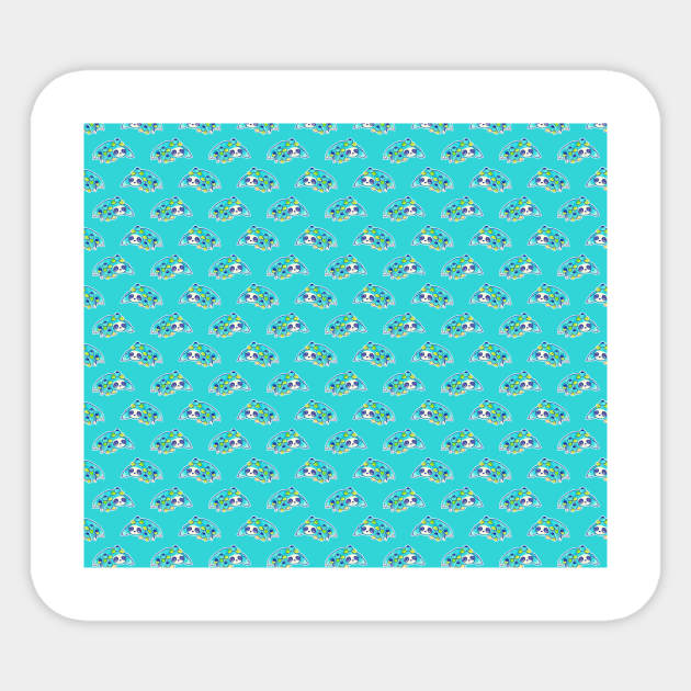 Blueberry Sloth Pattern - Sloth - Sticker | TeePublic