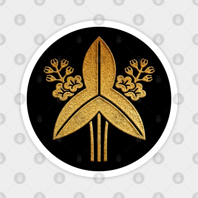 Gold Tachi Omodaka Kamon - Omodaka - Magnet | TeePublic