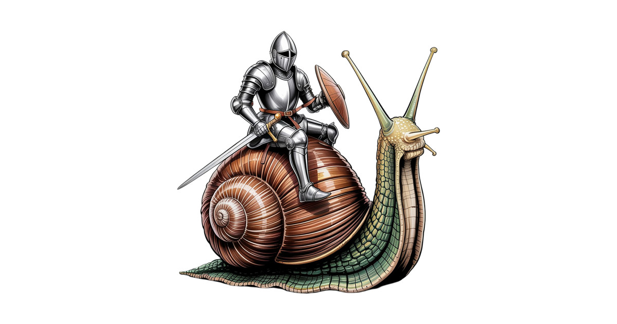 Snail Knight 90s - Snail Knight 90s - T-Shirt | TeePublic