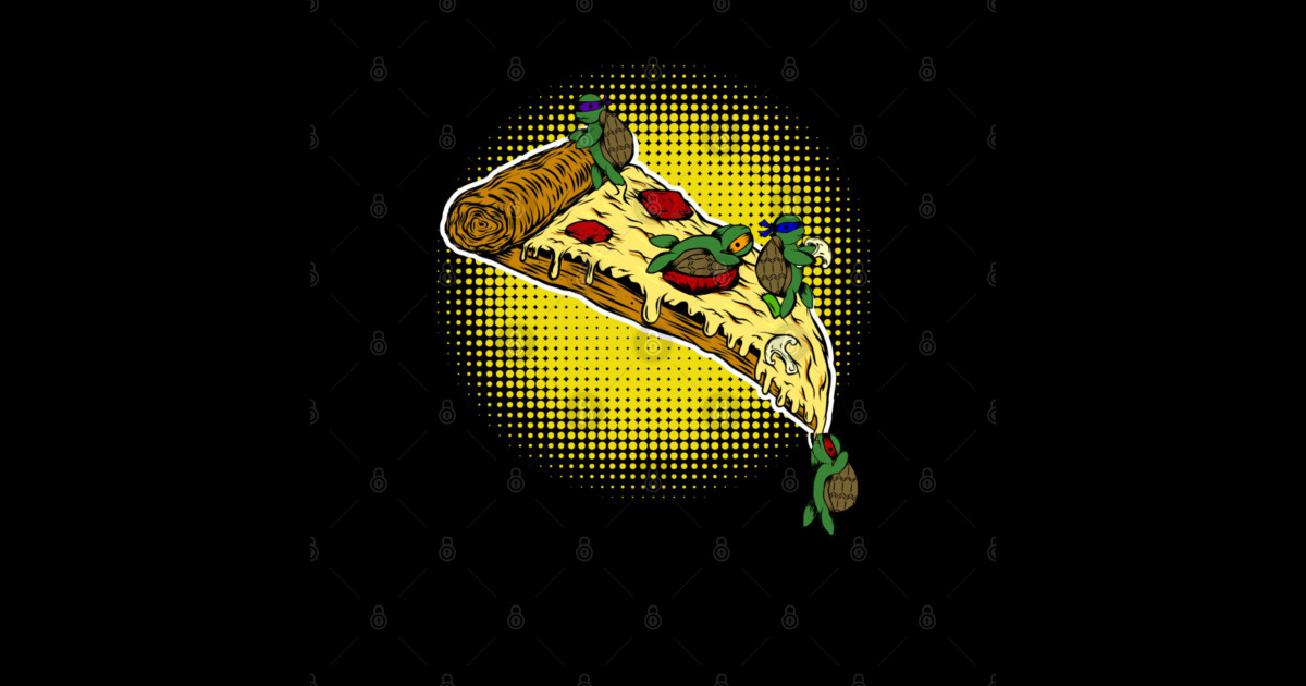 Teenage Mutant Ninja Turtles Pizza TMNT - Tmnt Ninja Turtles - Sticker ...