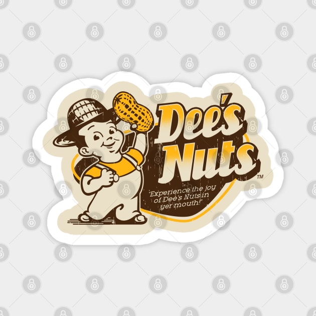 DEE'S NUTS - Deez Nuts Peanut Healthy Food Snacks - Magnet | TeePublic