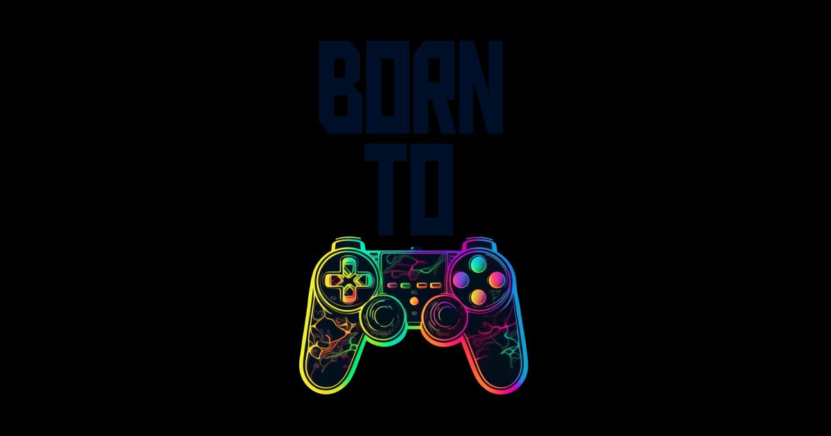 BORN TO PLAY - Playstation - Sticker | TeePublic