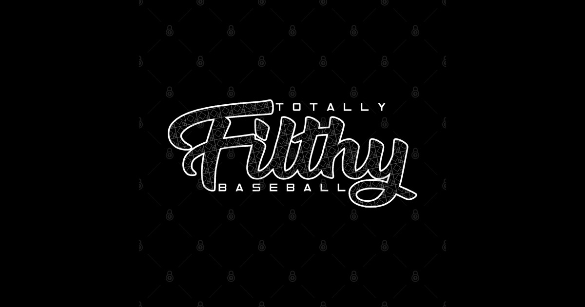 Totally Filthy Baseball Scorebook logo - Baseball - Sticker | TeePublic
