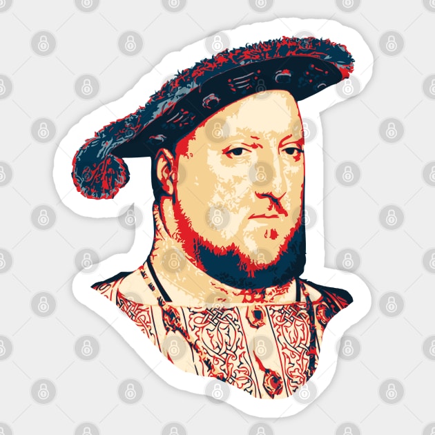 King Henry VIII Pop Art - Henry Viii - Sticker | TeePublic