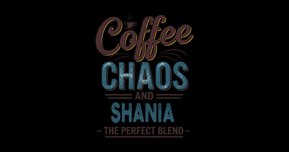 Shania Coffee Shania - Cute Coffee Girls - Sticker | TeePublic