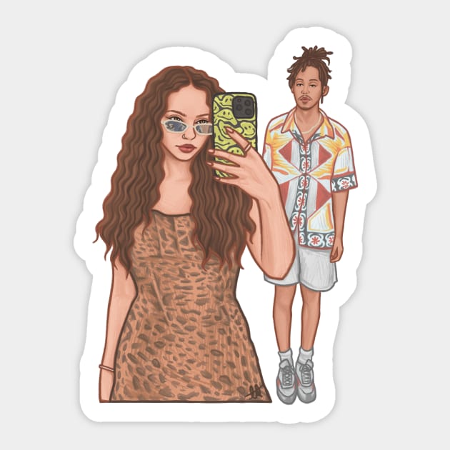 Jade and Jordan - Jade - Sticker | TeePublic