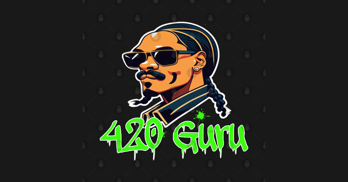 420 Guru Rapper who Knows a Lot About Cannabis Culture - 420 - T-Shirt ...