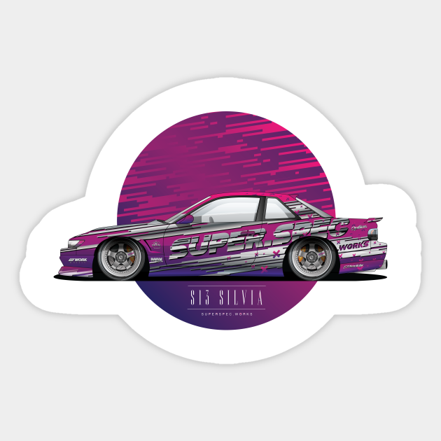 SUPER SPEC Nissan S13 Silvia - S13 - Sticker | TeePublic