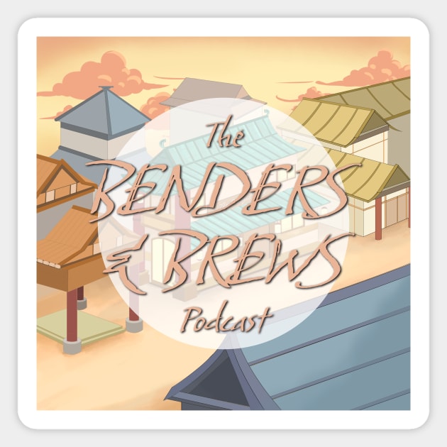 Benders & Brews Logo - Avatar The Last Airbender - Sticker | TeePublic