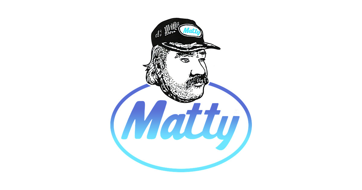 Matty Chef Canada Matheson Logo Blue Face Art Funny - Matty Matheson ...