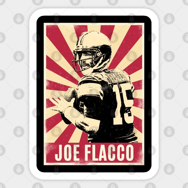 Retro Vintage Joe Flacco 80s - Joe Flacco - Sticker | TeePublic