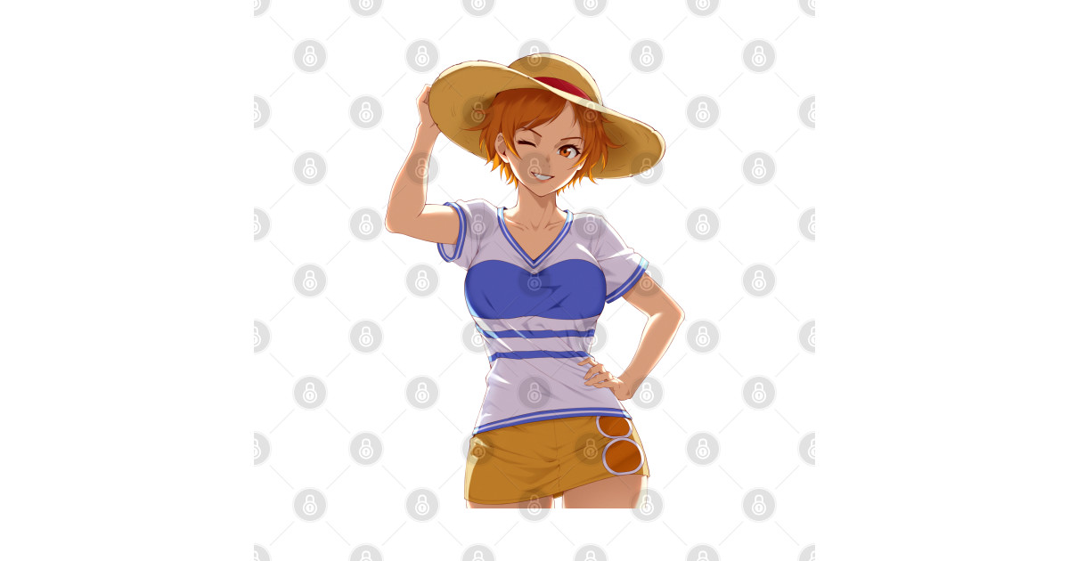 Nami fanart (One Piece) - Nami One Piece - T-Shirt | TeePublic