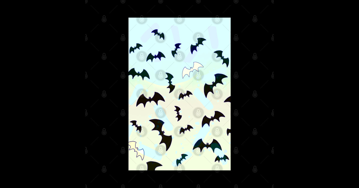 bat sprinkles 4 - Bat Pattern - Sticker | TeePublic