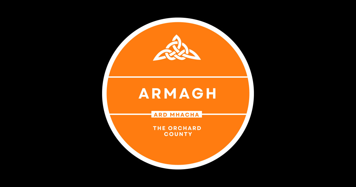 Armagh, County and GAA Colours - Armagh - Sticker | TeePublic