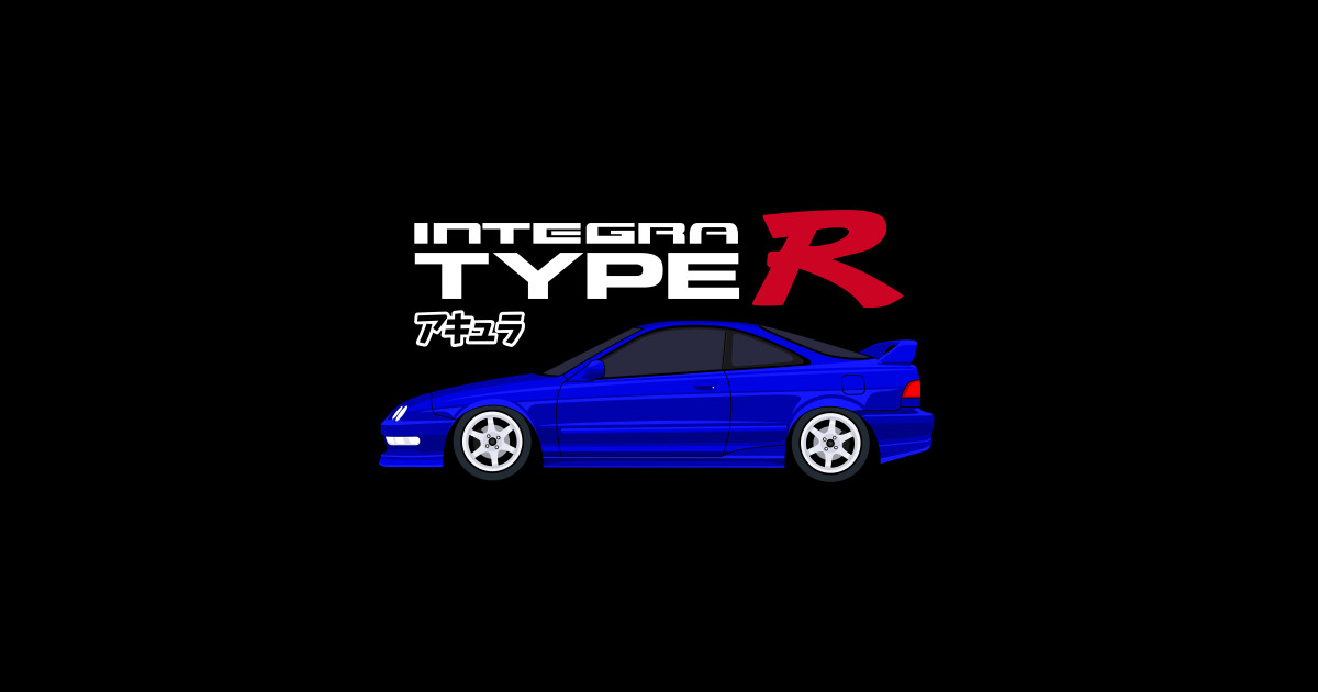 Integra Type R Blue Candy JDM Style - Integra - Posters and Art Prints ...