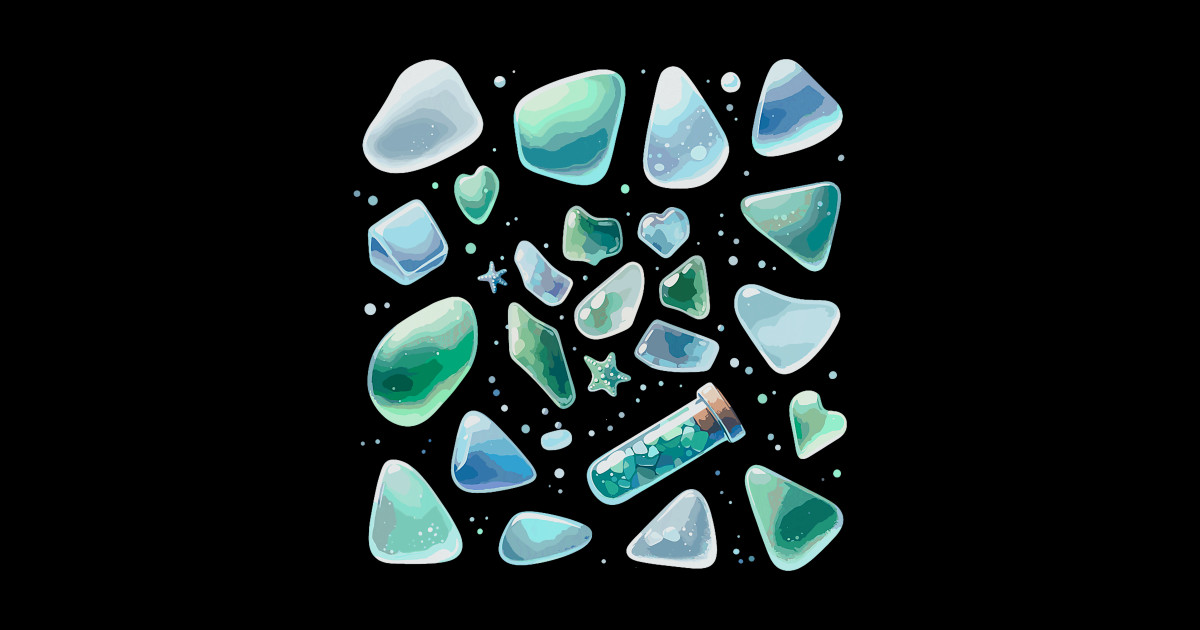 5S Beachcombing Beachcomb Beachcomber Sea Glass Seashells Shelling (28 ...