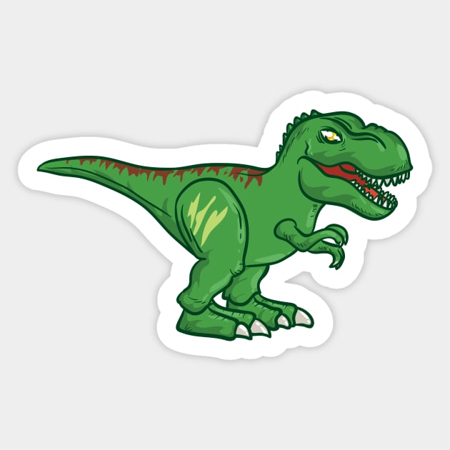 Cute Little T-rex - Dinosaur - Sticker | TeePublic