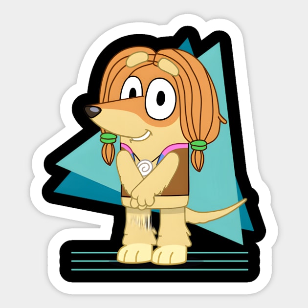 Indy Bluey - Indie Games - Sticker | TeePublic