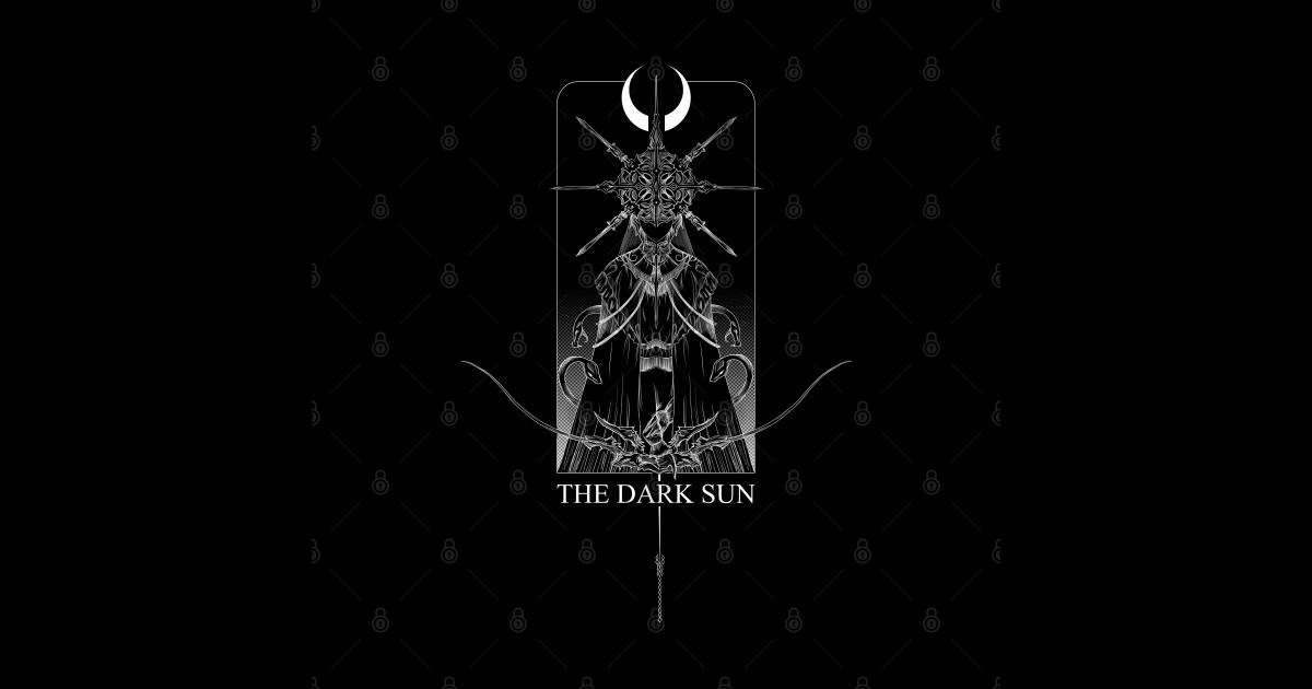 The Dark Sun - Dark Souls - Posters and Art Prints | TeePublic