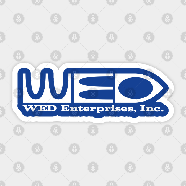 WED Enterprises - Wed Enterprises - Sticker | TeePublic