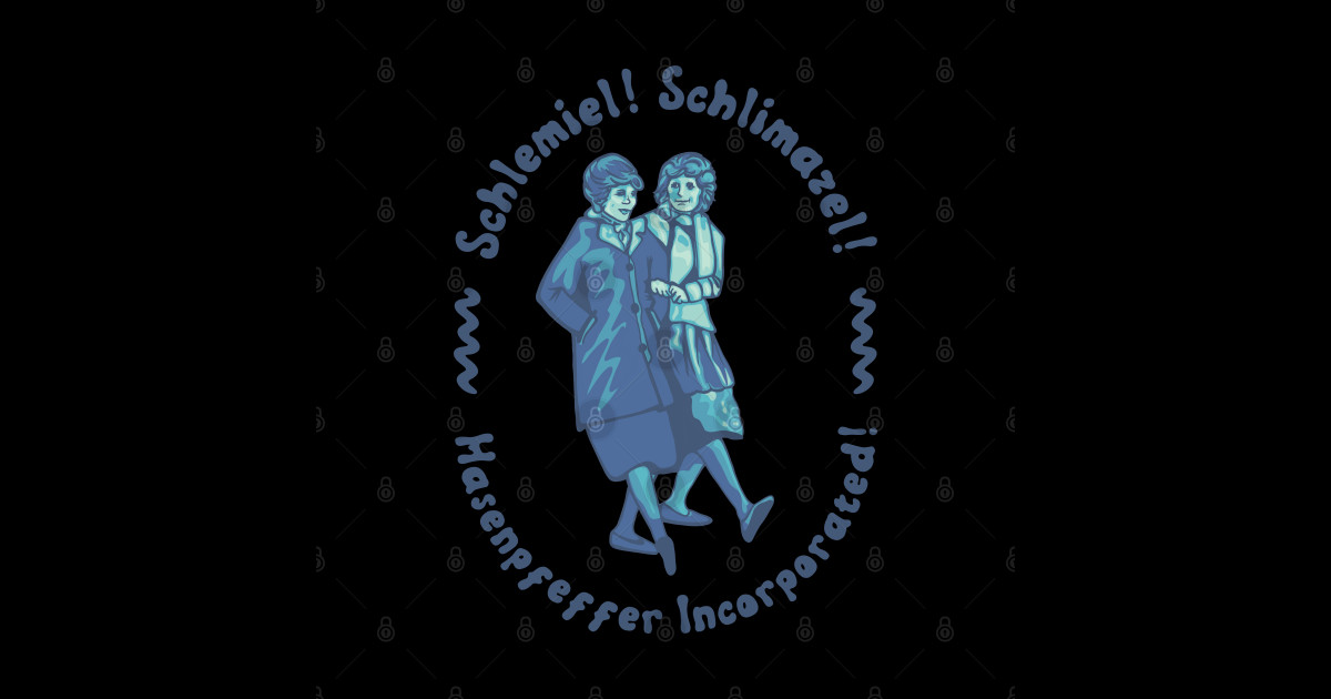 Laverne & Shirley Drawing - Laverne And Shirley - Sticker | TeePublic