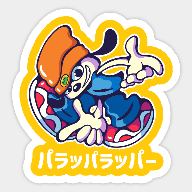 PaRappAdventure POP v2 - Parappa - Sticker | TeePublic