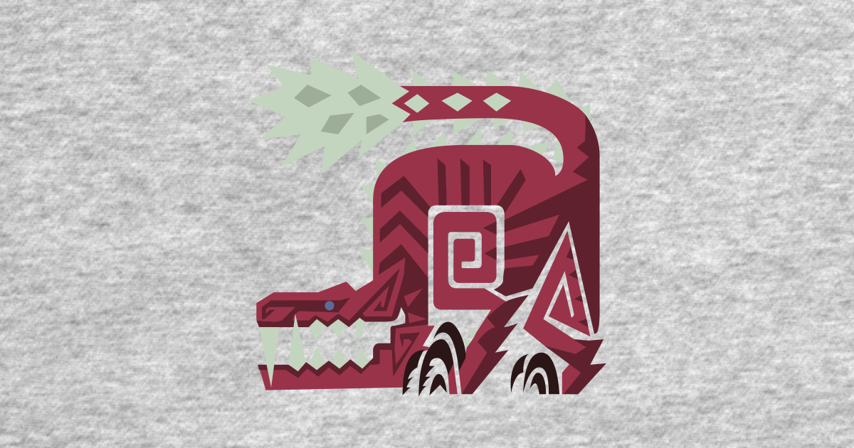 Odogaron Icon - Monster Hunter World - Baseball T-Shirt | TeePublic