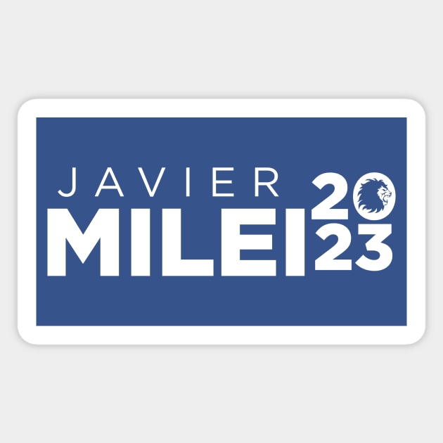 Javier Milei 2023 - Libertarian - Sticker | TeePublic