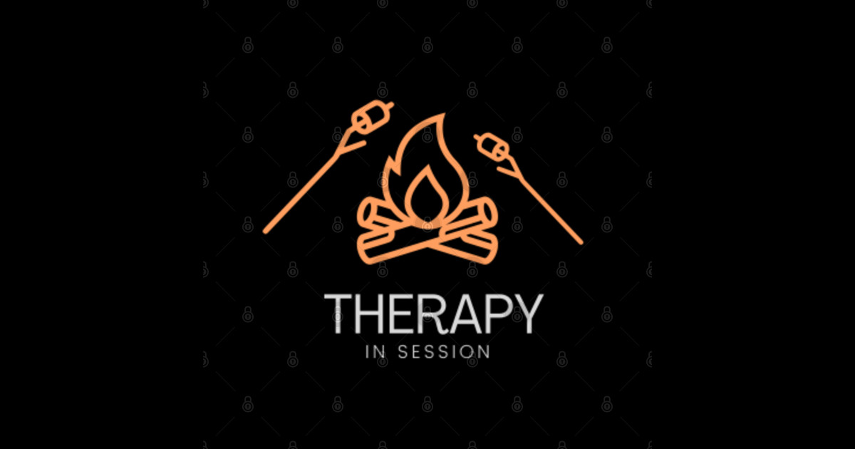 Therapy in session - Outdoors - Sticker | TeePublic