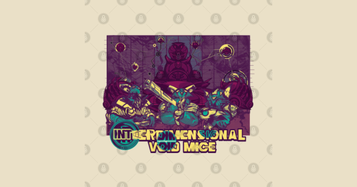 Inter-Dimensional Void Mice (Violet Galaxy) - Travellers - T-Shirt ...