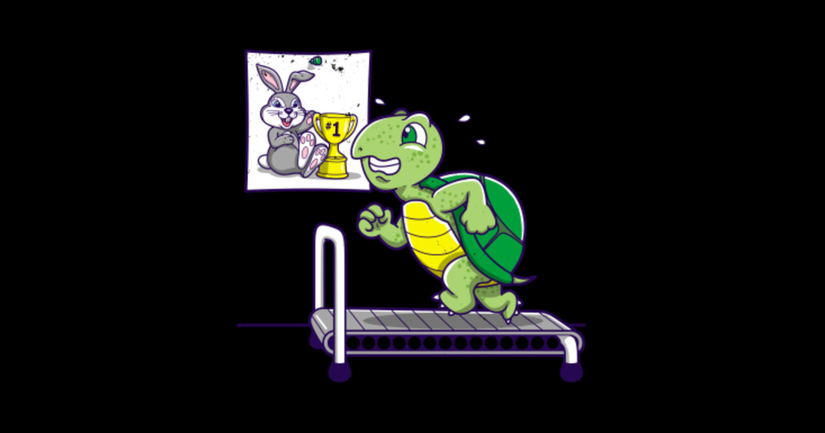 Motivation Funny Turtle Animal Gym Workout Cartoon - Funny - Sticker ...