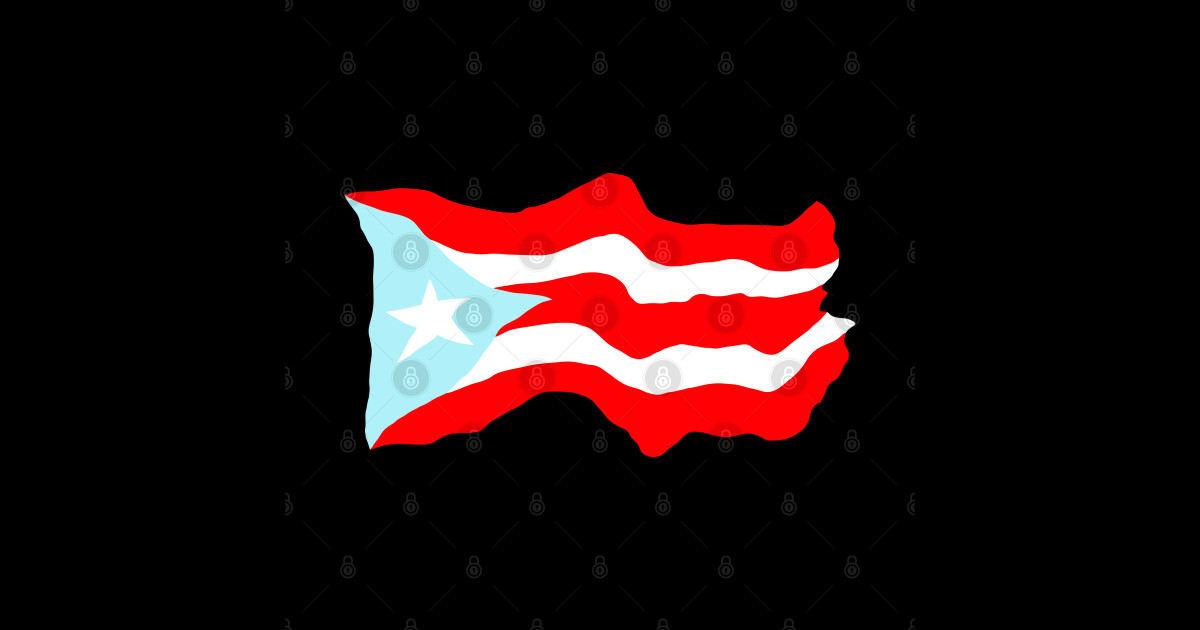 Puerto Rico Flag - Puerto Rico Flag - Sticker | TeePublic
