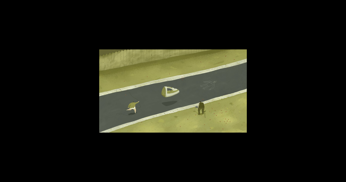 Chasing the Giant Iron - Fantasy - Sticker | TeePublic