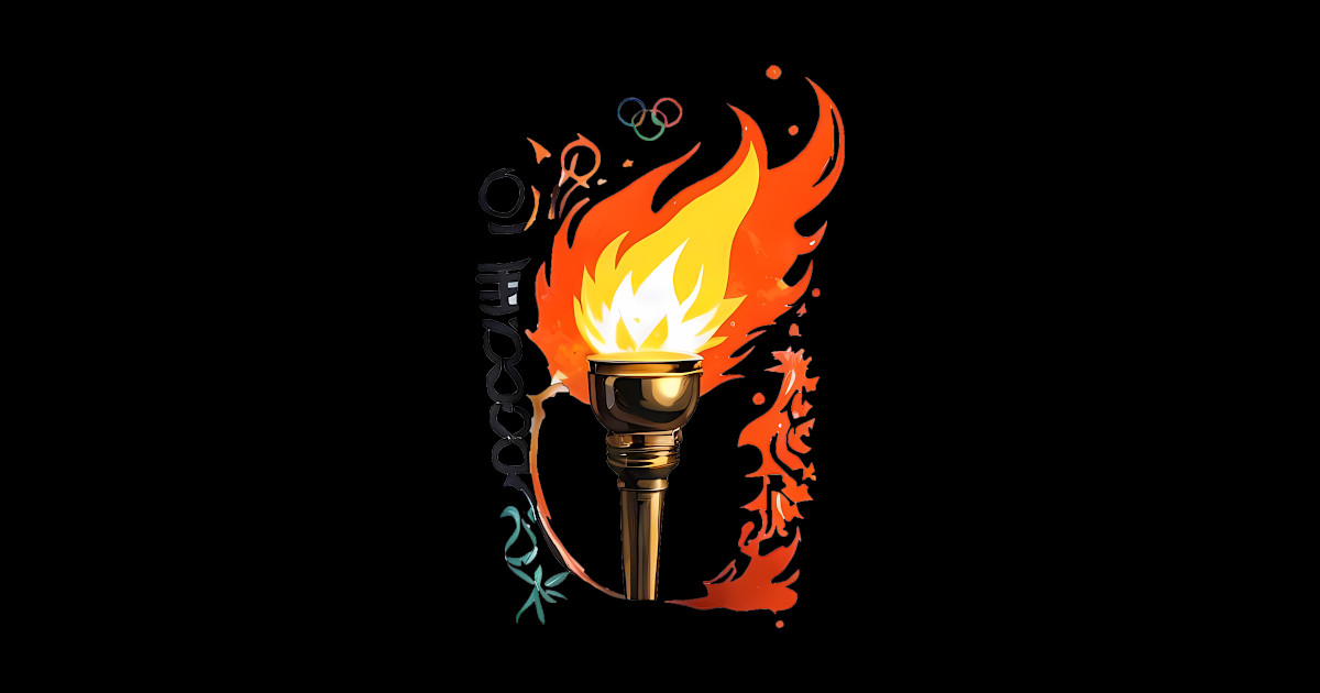 Olympic torch - Olympic Torch - Posters and Art Prints | TeePublic