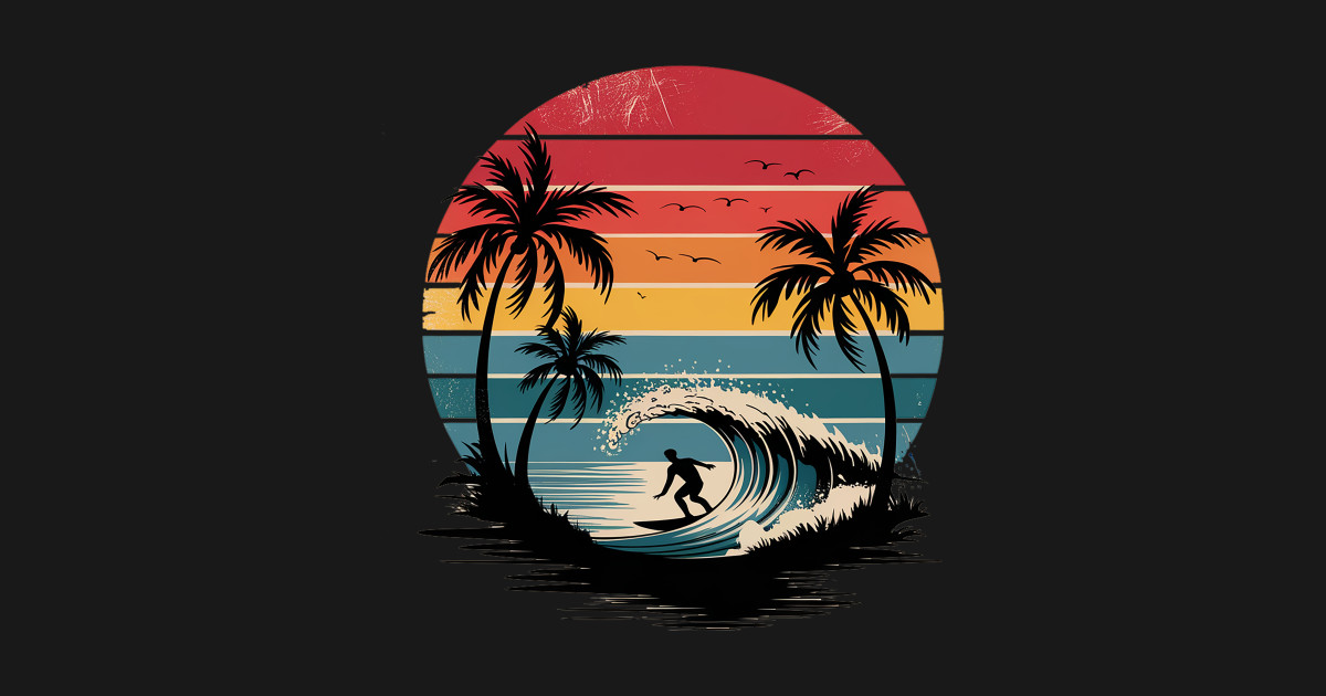 Surfer Surfing Beach Surf - Surfer Surfing Beach Surf - T-Shirt | TeePublic