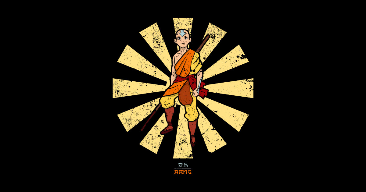 Aang Retro Japanese Avatar The Last Airbender - Avatar The Last ...