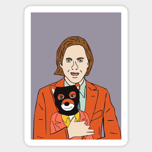 Wes Anderson - Wes Anderson - Sticker | TeePublic