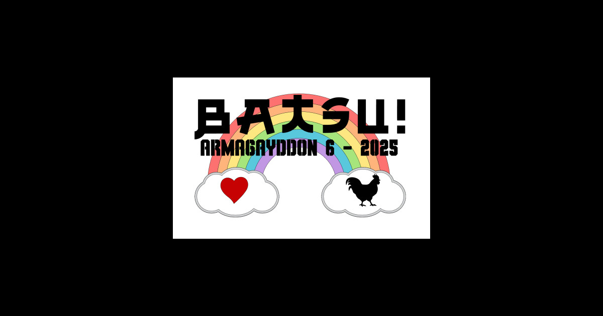 BATSU! Armagayddon 2025 - Armagayddon - Sticker | TeePublic