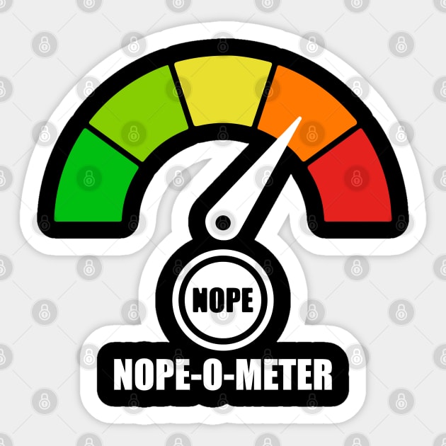 Meter Series - NOPE-O-METER 2 - Nope Icons - Gauge Level 4 - NOPE - 4B ...