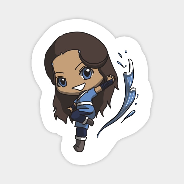 Avatar the Last Airbender Chibi Katara Sticker - Avatar - Magnet ...