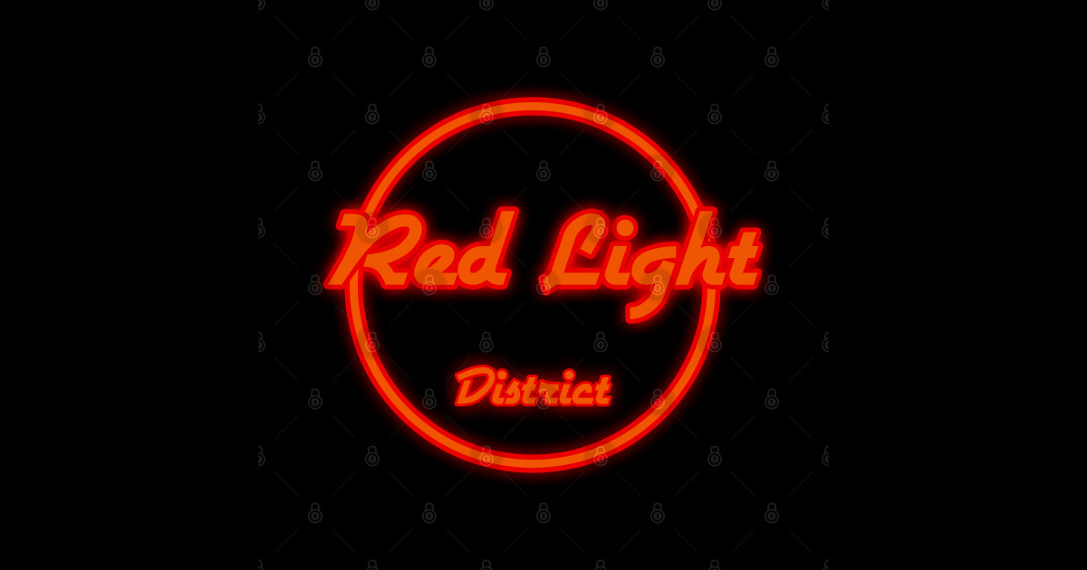 Red Light District - Amsterdam - Sticker | TeePublic