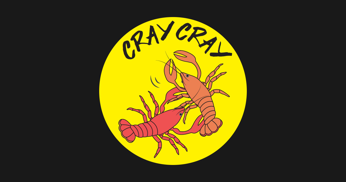 Cray-Cray Crayfish! - Puns And Humor - Kids T-Shirt | TeePublic