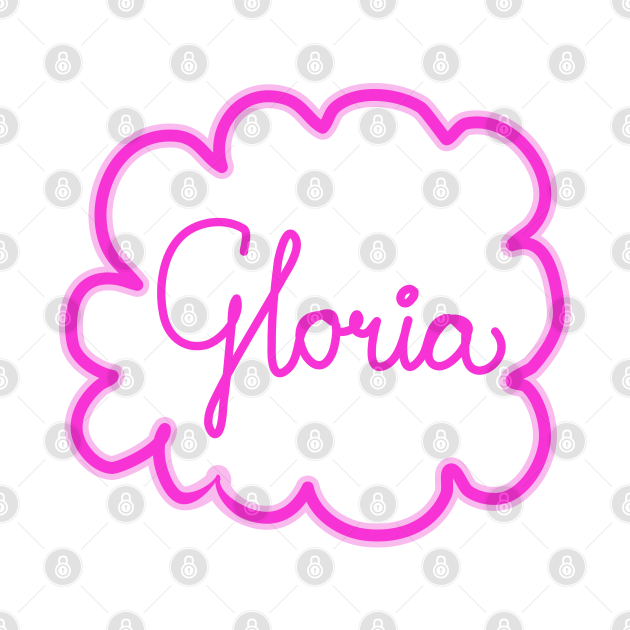 Gloria. Female name. - Gloria - Long Sleeve T-Shirt | TeePublic