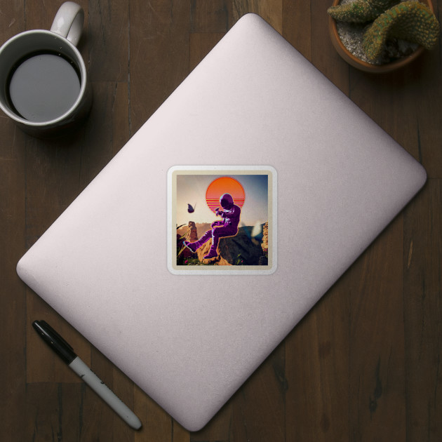 Sunset Sky Alt Album art - Sunset Sky - Sticker | TeePublic