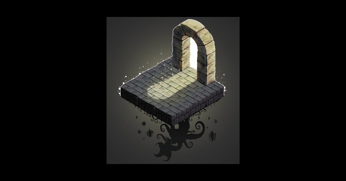 Dungeon Tile Monster Artwork - Rpg - Sticker | TeePublic